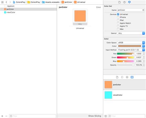 Testing Asset Catalog Colors I First Learned About This New Feature