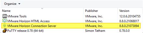 Vmware Horizon Upgrading Horizon Connection Server To V2303 Bjosorens It Tech Blog