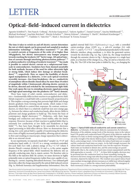 Pdf Addendum Optical Field Induced Current In Dielectrics