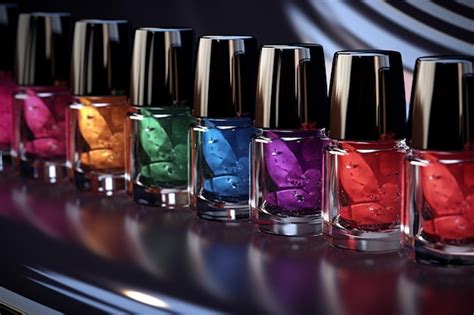 Premium Photo Coloured Nail Polish