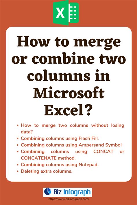 How To Merge Columns In Excel
