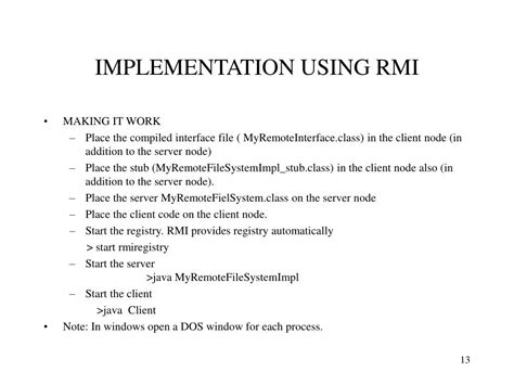 Ppt Distributed File System Using Rmi Powerpoint Presentation Free