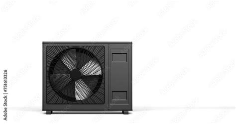 Rotating Fan Of A Heat Pump Energy As A Heater And Alternative Energy