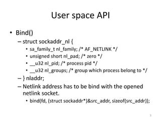 Introduction To Netlink In Linux Kernel English Ppt