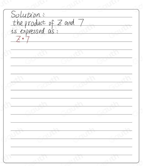 solved write an expression for the operation described below the