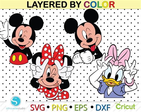 Mickey Mouse Wink Svg Instant Download Mickey Eps Svg Png Tshirt Svg