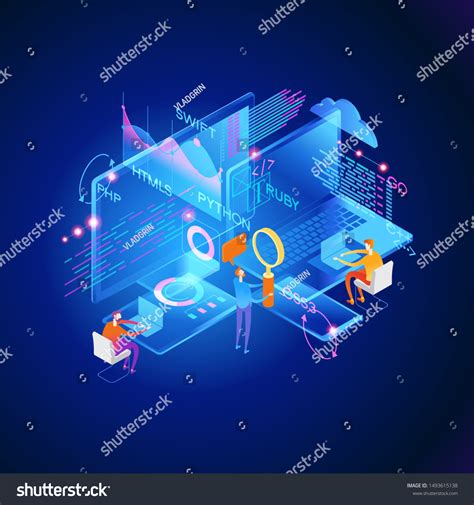 Programming Web Banner Best Programming Languages Stock Vector Royalty