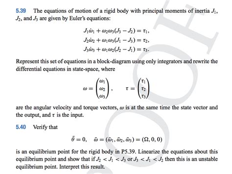 Rigid Body Euler Equations At Ian Dorothy Blog