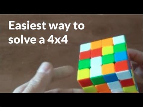 How To Solve The 4x4 Rubik S Cube Tutorial YouTube