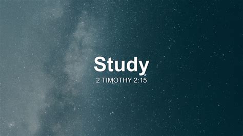 Study Sermon By Sermon Research Assistant 2 Timothy 215