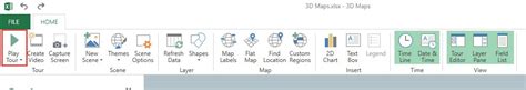 how to create a 3d map in excel