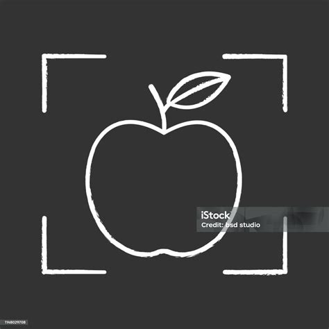 Object Detection Mobile App Icon Stock Illustration Download Image Now Apple Fruit