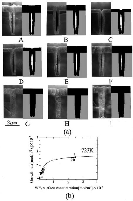 Step Coverage Obtained From Experiments And The Corresponding