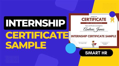 Internship Certificate Template