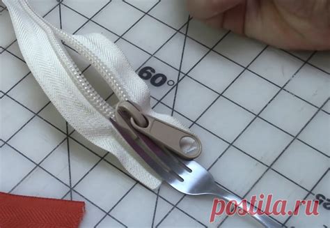 Как вставить бегунок в молнию быстро и легко Видео полезные советы Постила