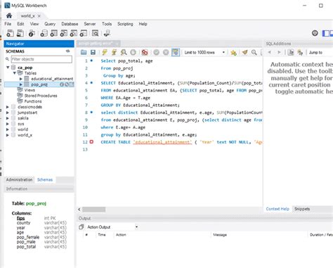 Solved Mysql Workbench Worldx X Edit View File Query Database Server 1 Answer