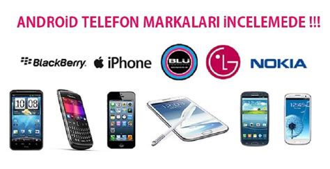 android telefon markaları