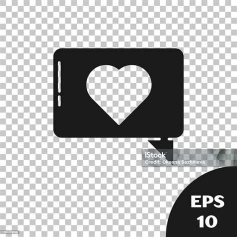 투명 한 배경에 격리 된 검은 색 좋아요와 하트 아이콘입니다 카운터 알림 아이콘입니다 추종자 인스타 벡터 일러스트레이션 개념에 대한 스톡 벡터 아트 및 기타 이미지 Istock