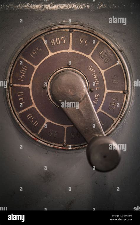 Spindle Speed Control Stock Photo Alamy
