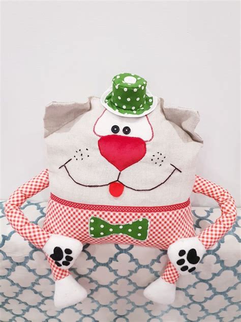 Собачка обнимашка Almofadas Artesanais Almofadas Artesanal