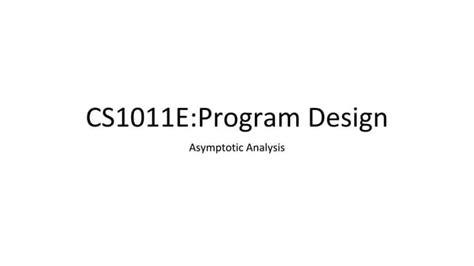 Design And Analysis Of Algorithms Ppt