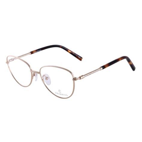 Charriol Mens Gold Tone Round Eyeglass Frames Pc71018c0253