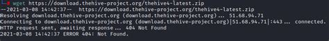 Bug Thehive4 Binary Download Returns 404 Response · Issue 1820 · Thehive Projectthehive · Github
