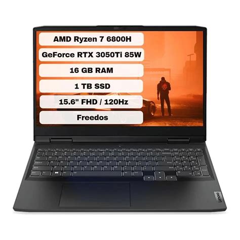 Lenovo Ideapad Gaming Arh Amd Ryzen H Gb Tb Ssd Rtx Ti Freedos Fhd