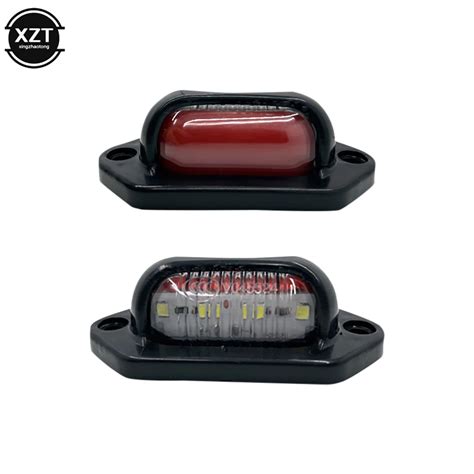 방수 8 Leds 번호판 라이트 자동차 트럭 트레일러 사이드 램프 12 V 액세서리 티몬