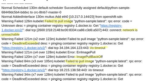 Openshift Application Deployment Issue Red Hat Learning Community