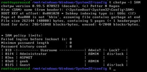 How To Reset Forgotten Windows Password With Linux Boot Cd