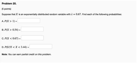 solved 5 points suppose that x is an exponentially