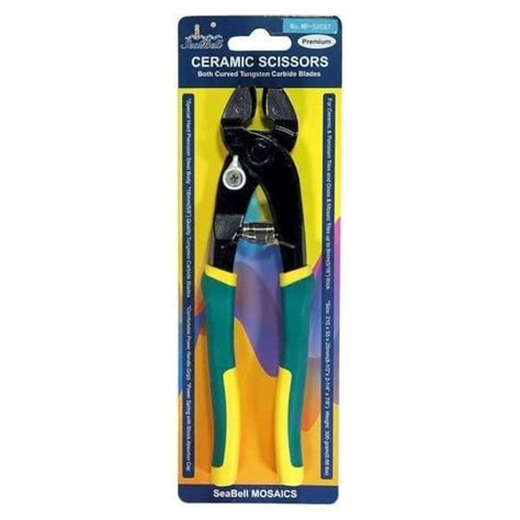 Seabell Ceramic And Cane Scissors Marvelous Mosaic Fine Art