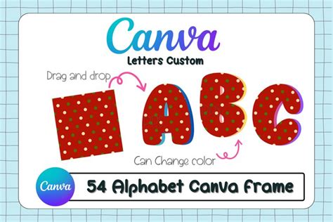 Canva Alphabet Letters Custom Frame 3866027