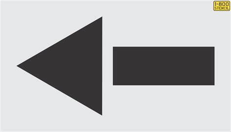 48 Straight Arrow Stencil 1 800 Stencil