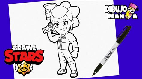 Como Dibujar A Shelly Paris Saint Germain Brawl Stars Dibujos De