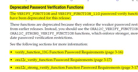IT 研究室 前IT DBA s 資訊站 於Oracle 12c R2 VERIFY FUNCTIONVERIFY