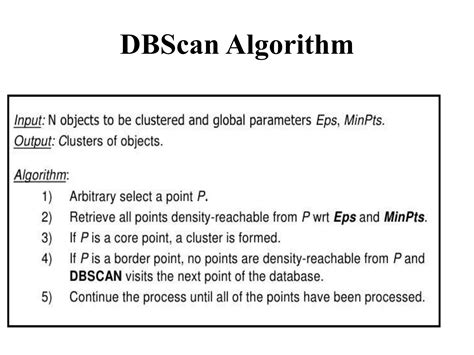 Dbscan Algorithom Pptx