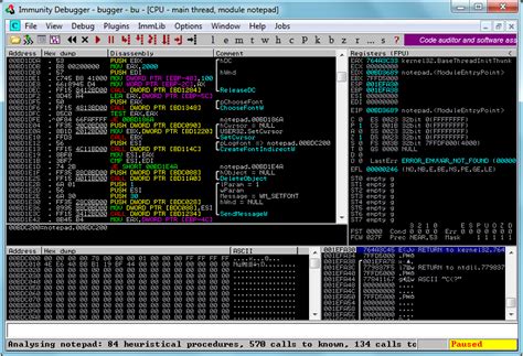 Immunity Debugger v1 85 Debuggers Каталог файлов Инструменты для