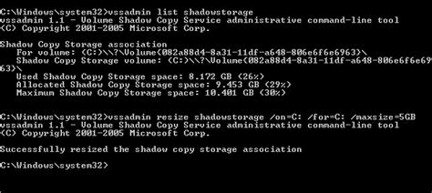Elibereaza Spatiu Pe HDD Reducand Sau Dezactivand Volume Shadow Copies In Windows Vista