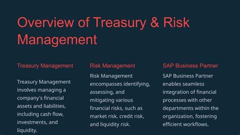 SAP TRM Treasury And Risk Management Training PPT PPTX