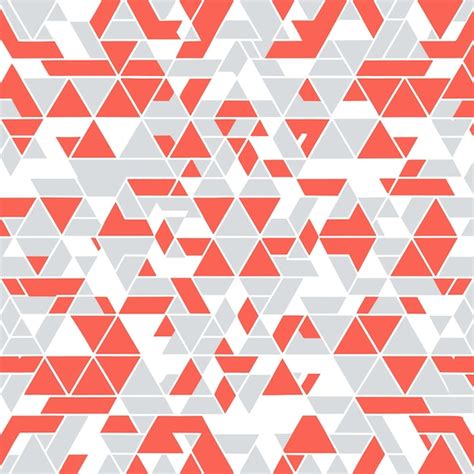 Premium Vector Vector Monochrome Triangle Seamless Pattern