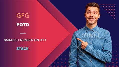 Smallest Number On Left Gfg Potd 19 09 22 Explained Youtube