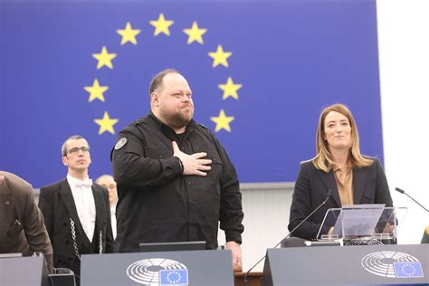 Ruslan Stefanchuk At The European Parliament