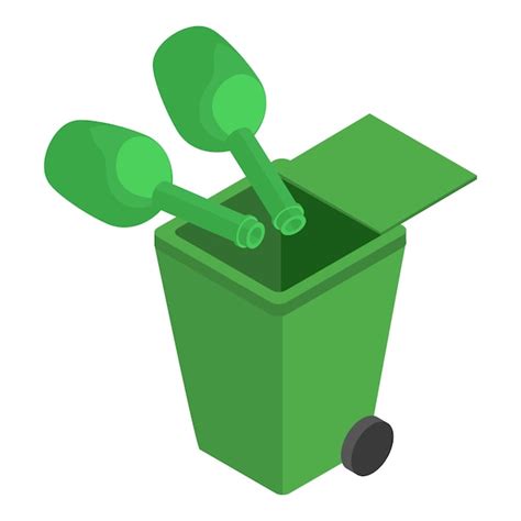 Premium Vector Garbage Sorting Icon Isometric Illustration Of Garbage
