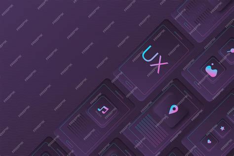 그라데이션 Ui Ux 배경 일러스트 무료 벡터