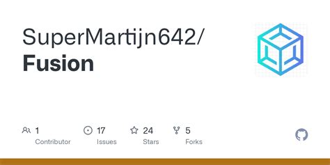 GitHub SuperMartijn Fusion