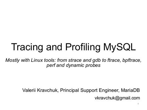 Blog Of Former Mysql Entomologist Dynamic Tracing Of Mysql Server With Perf Probe Basic