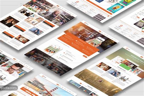 موکاپ کاتالوگ A4 در 3 نما و حالت مختلف برای فتوشاپ کد محصول 54647