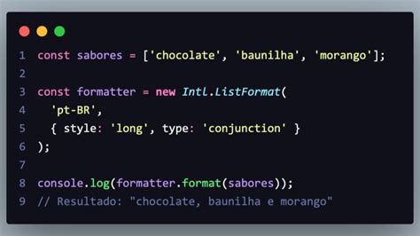 Formate Listas De Forma Natural Com Intllistformat No Javascript